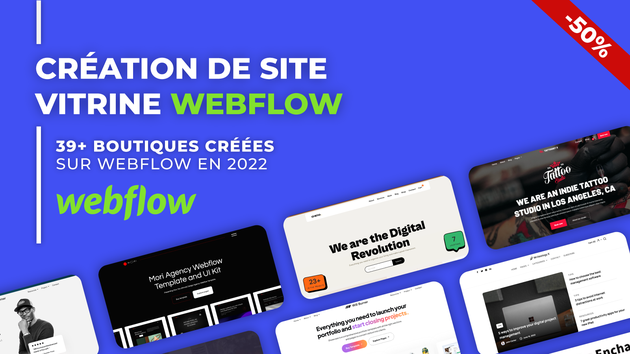 Je vais créer votre site vitrine webflow par PatAgency