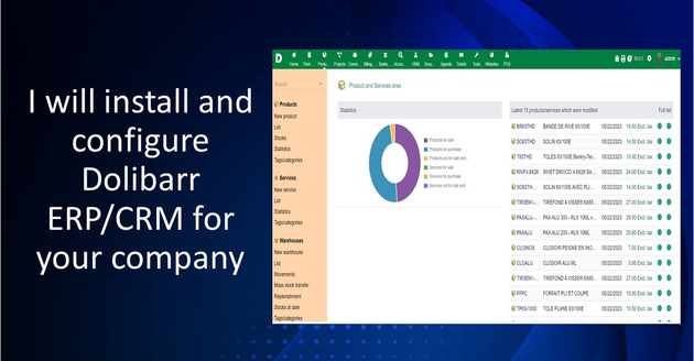 I will install and configure Dolibarr ERP/CRM for your company by ...
