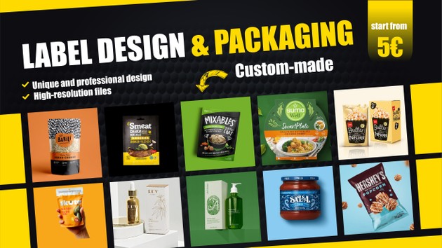 I will design a great product label or packaging design for you by rafi