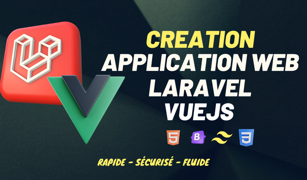 Je vais réaliser une puissante application Vue.js Laravel pour votre activité par gillesakakpo_