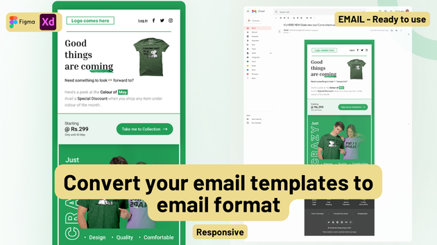 I will convert your Figma/XD/PDF/Image/PSD mockup into a responsive ...