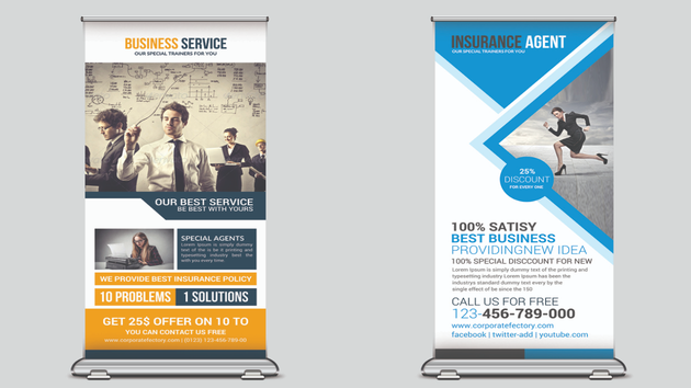 Je vais créer votre roll-up, Kakémono par rabiaa_nouri