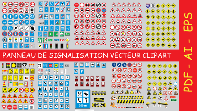Je vais vous donner panneau de signalisation vecteur clipart de format ...