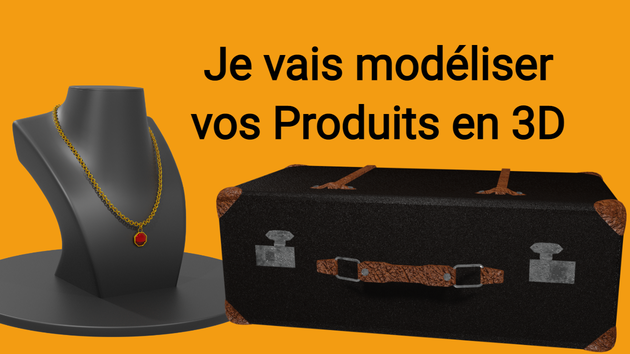 Je vais modéliser vos Produits en 3D par NazynGol