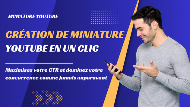 Je vais créer votre miniature YouTube professionnelle et très attirante ...