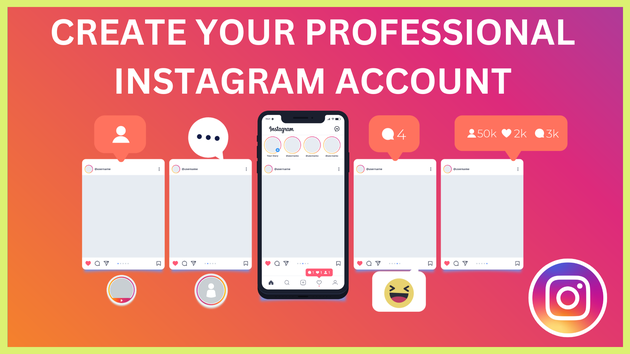 I will create and optimize your professional Instagram account by ...