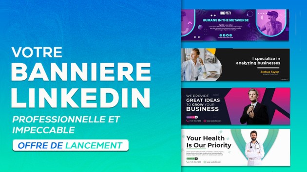 Je vais créer votre bannière LinkedIn par Moussa_A
