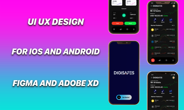 I will design your unique amazing UI UX for mobile app by ArtestoDesign