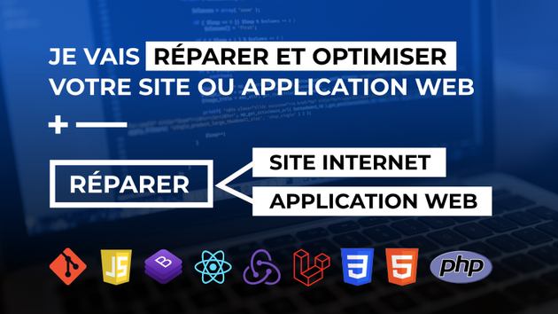 Je vais corriger un bug ou une erreur sur votre votre site ou application web par dev_pro