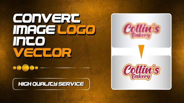 I will vectorize and convert your image logo to vector logo for logo ...