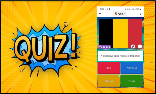 Je vais créer et organiser votre quiz personnalisé avec le thème de ...