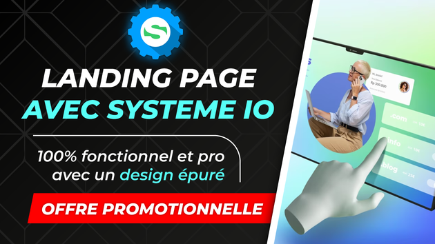 Je vais concevoir votre page de capture ou landing page avec systeme io ...