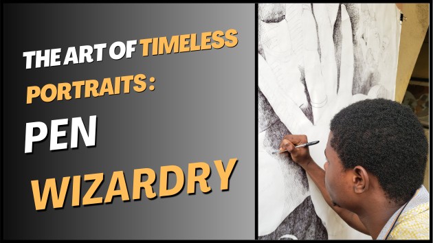 I will skillfully render 100 percent hand drawn pen art by Prosper_Edwins