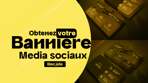 Je vais créer une bannière pour vos médias ou réseau sociaux par RONEL_LOGO
