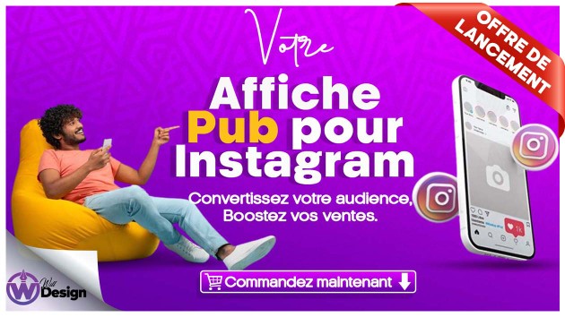 Je vais créer vos affiches publicitaires Instagram par Will_Design_