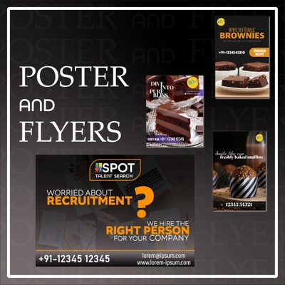 I will design your posters for social media promotion, hiring ads and ...