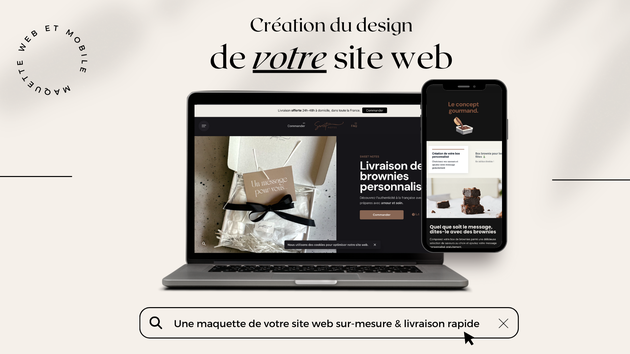 Je vais créer votre maquette web et mobile sur-mesure par BenaDesign
