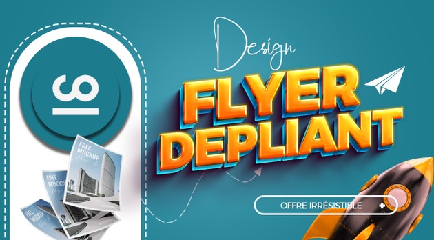 Je vais faire le design de vos flyers, affiches, dépliants par J_Royal