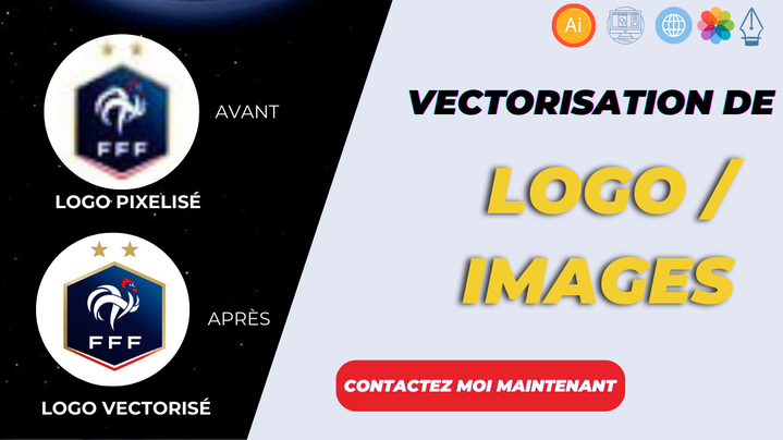 Je vais vectoriser votre logo et vos images par eudesprim_design