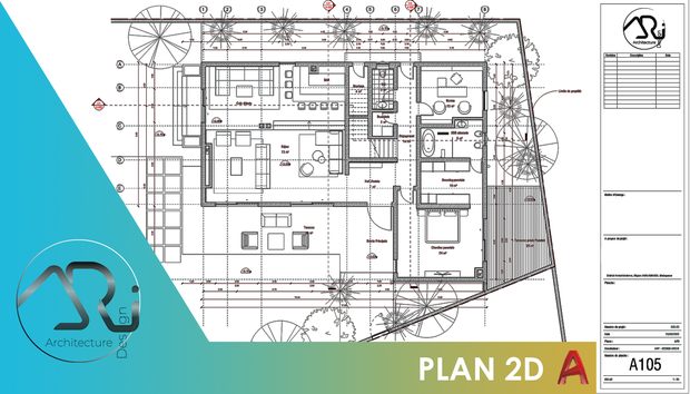 Je vais dessiner les plans 2D de votre maison ou appartement par ARY ...