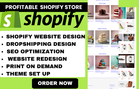 I will setup a profitable Shopify website or dropshipping store design ...