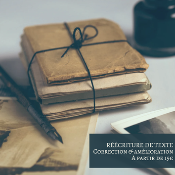 Je vais réécrire, corrige et améliorer votre texte en 24h (sans fautes ...