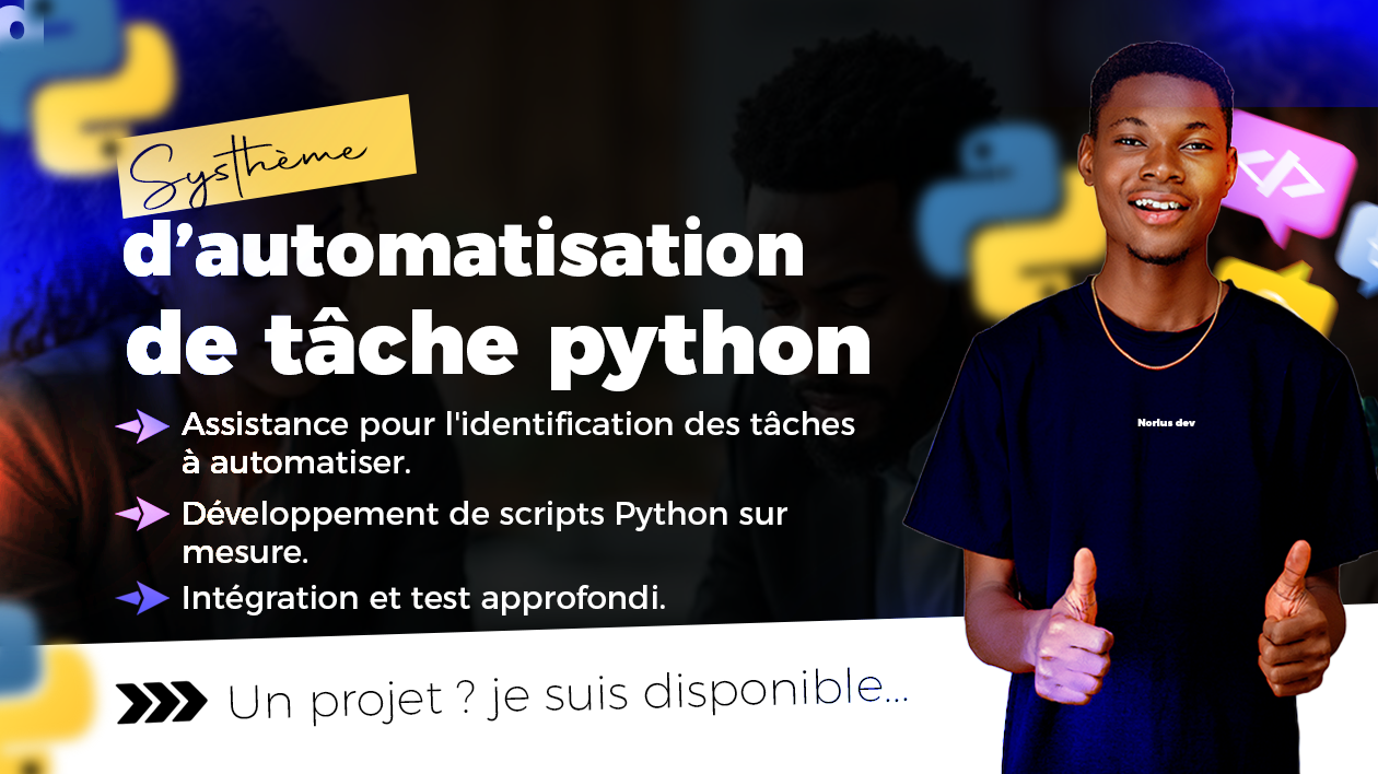 Je vais automatiser vos taches répétitives avec python et vous faire ...