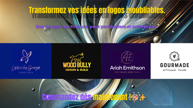 Je vais crée plusieurs logos professionnels, uniques et adaptés à votre ...