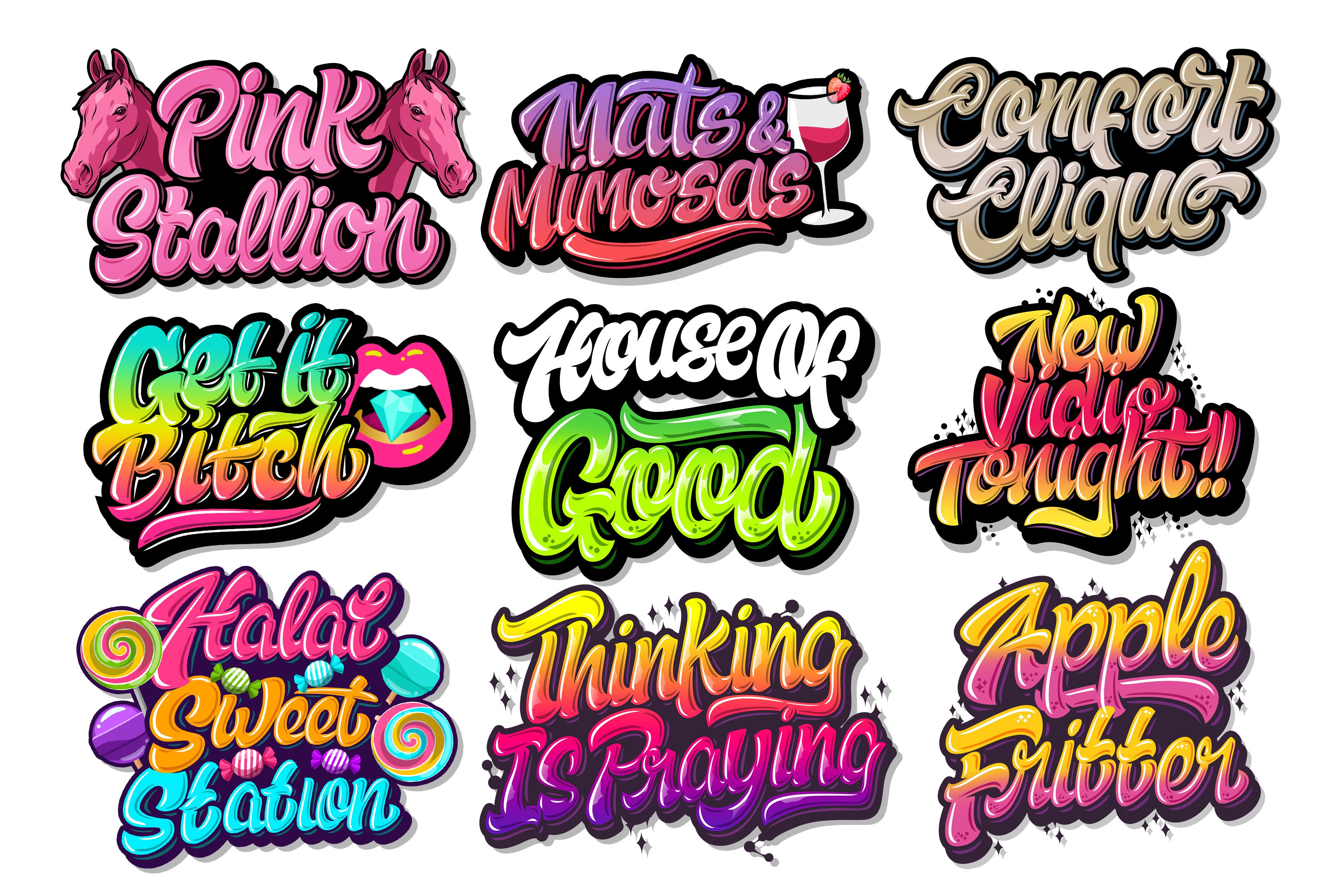 I will do graffiti, lettering, typography for your logo in my style by ...