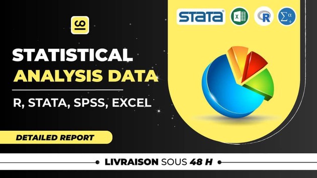 I will do statistical data analysis with R, SPSS, Stata and Excel by Amour_Consulting