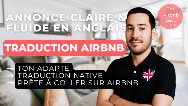 Je vais traduire votre annonce Airbnb en anglais, prête à coller et ...