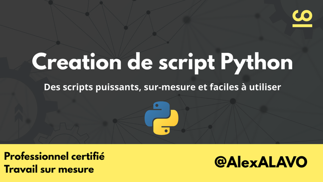 Je vais créer un programme Python sur-mesure pour automatiser vos ...