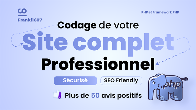 Je Vais Coder Votre Site Professionnel Avec Html Css Js Et Php Par