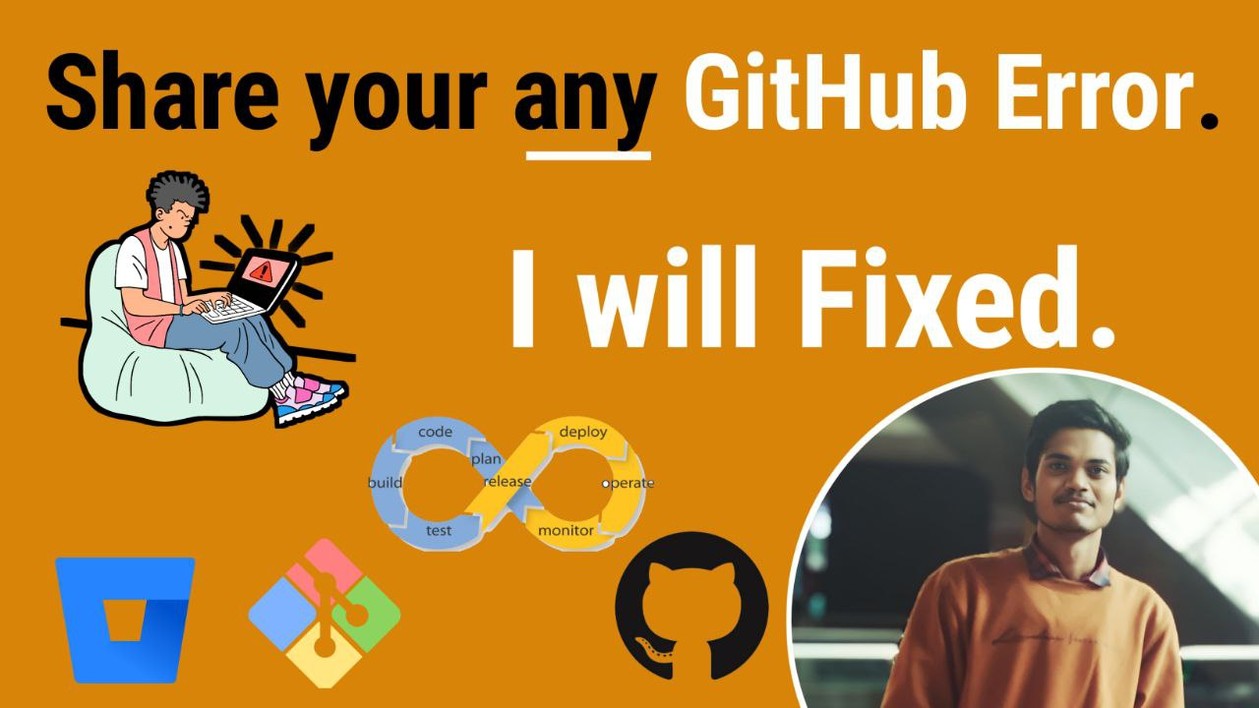 I will fixed git, github, gitlab, bitbucket, vcs, deploy, cicd pipeline issues by aneesh_js