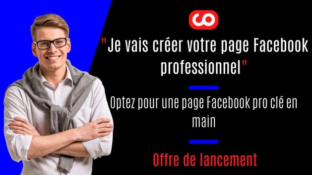 Je vais créer votre page Facebook Pro clé en main en un clic par Asde_Mvs