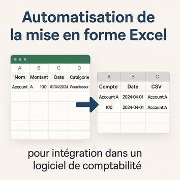 Je vais automatiser la mise en forme Excel pour intégration dans un ...