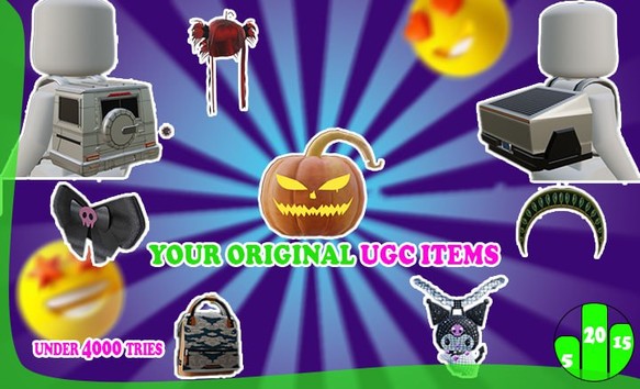 Je vais créer vos articles ugc roblox par Xxitendance
