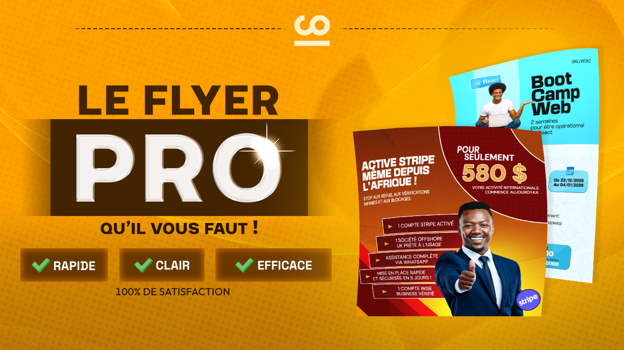 Je vais réaliser l'affiche ou le flyer professionnel parfaitement ...