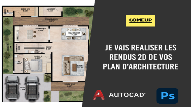 Je vais transformer vos plans en de jolie plan photoshop par MoussaToure