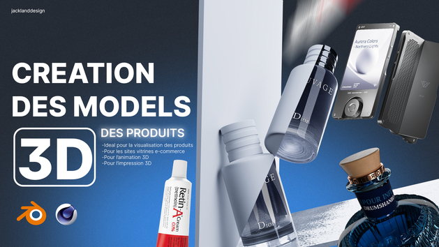 Je vais créer une modélisation 3D de votre produit ou projet et réaliser un rendu photoréaliste ...